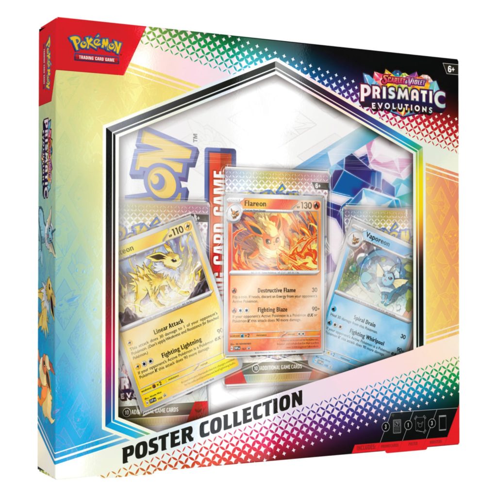 Pokémon Prismatic Evolutions Poster Collection Inglés - Updown Juegos