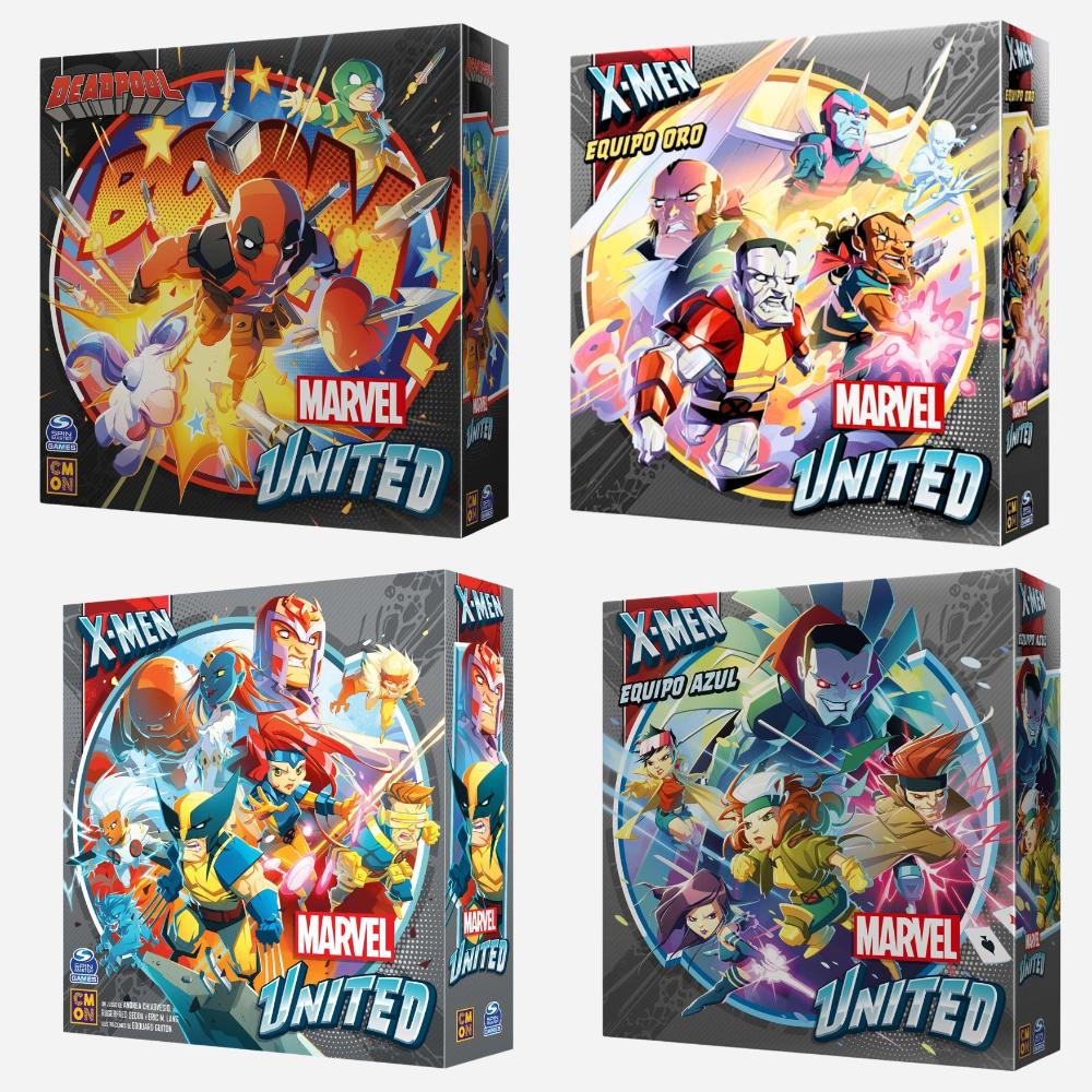 Pack Marvel United X-Men Base + Expansiones - Updown Juegos