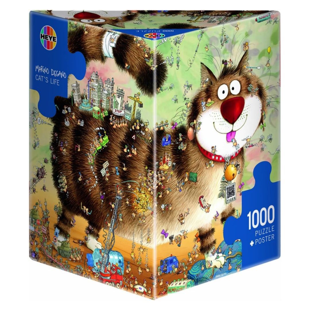 Puzzle Heye 1000 - Cat's Life - Updown Juegos