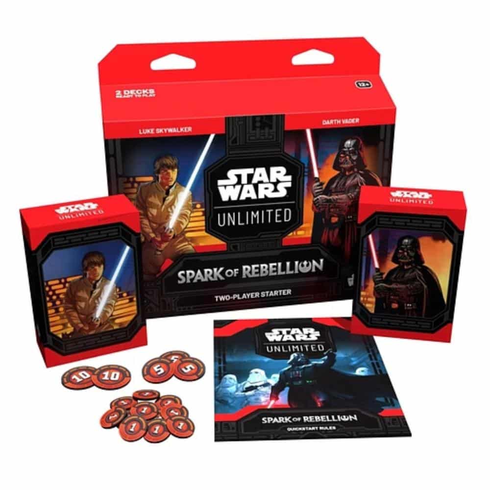 Star Wars Unlimited Spark of Rebellion Two Player Starter Español ...