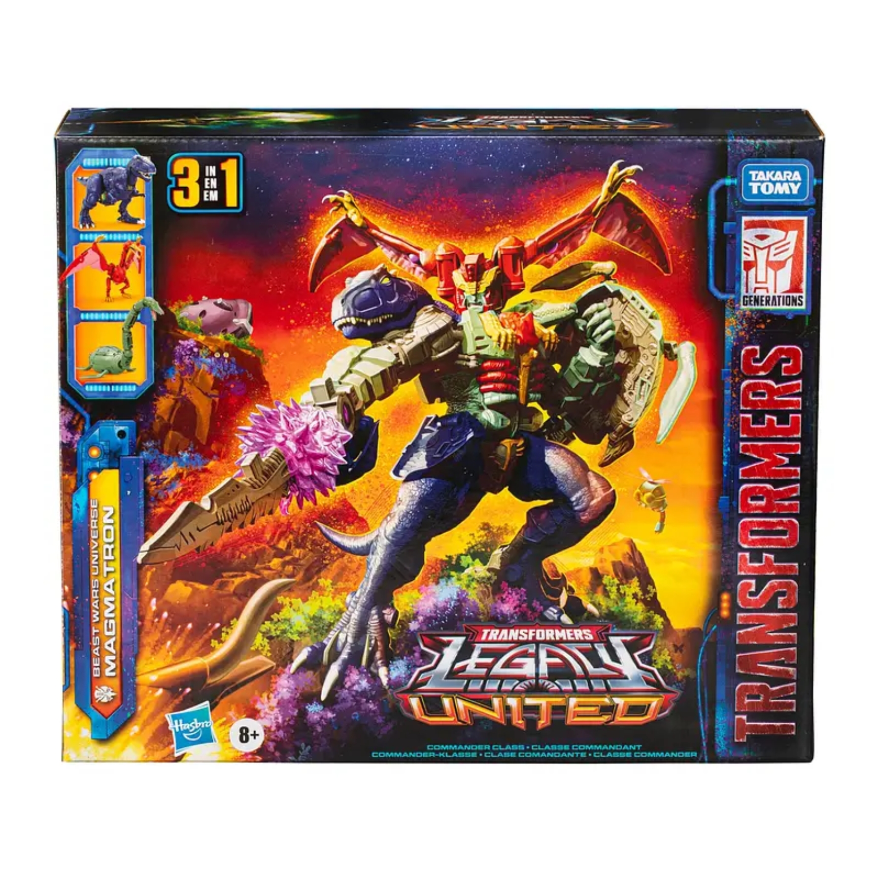 Magmatron 3 en 1 - Transformers Legacy United Commander Beast Wars ...