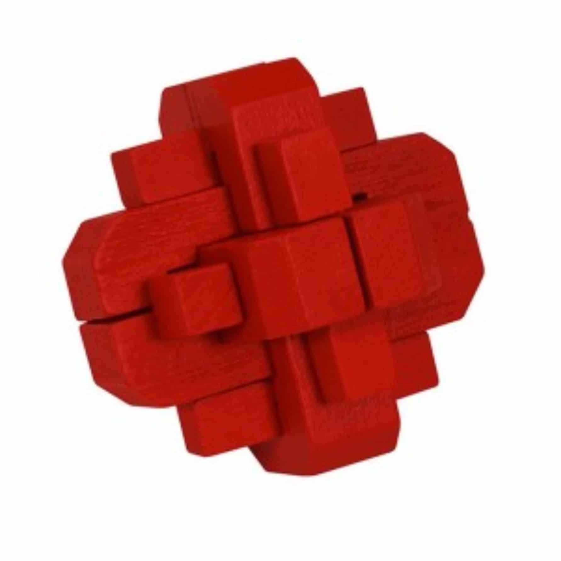 Red N°1 Puzzle – Colour Block Conundrum Puzzle de Madera – Updown Juegos