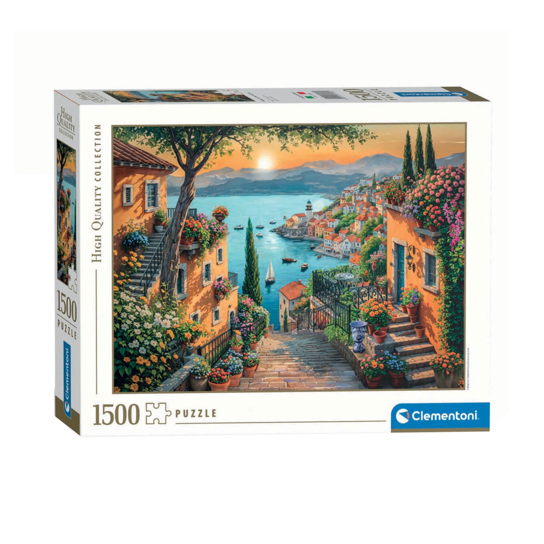 Puzzle Rompecabezas Clementoni 1500 - Steps to the Harbor - Updown Juegos